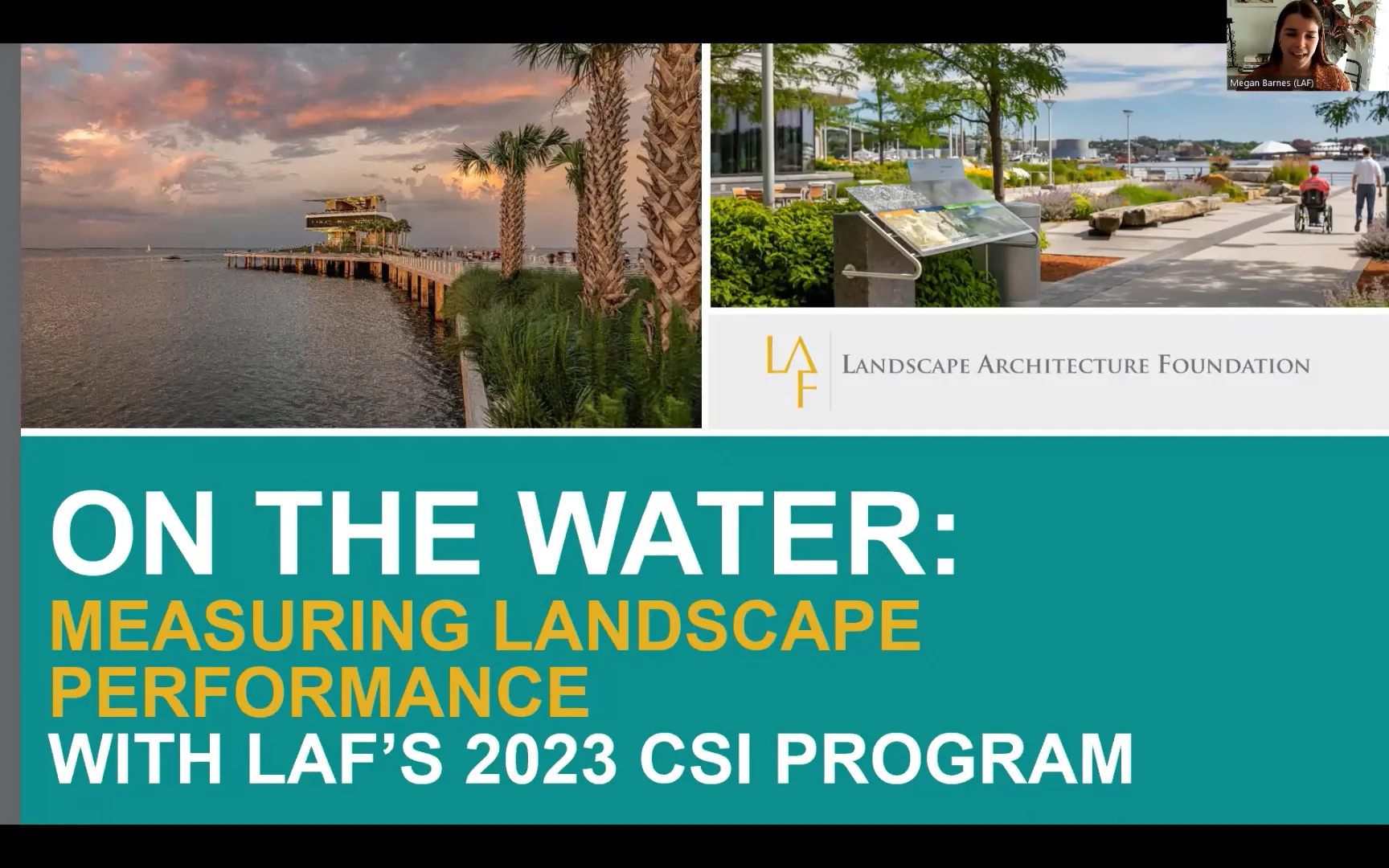On the Water: Measuring Landscape Performance with LAF’s 2023 CSI ...
