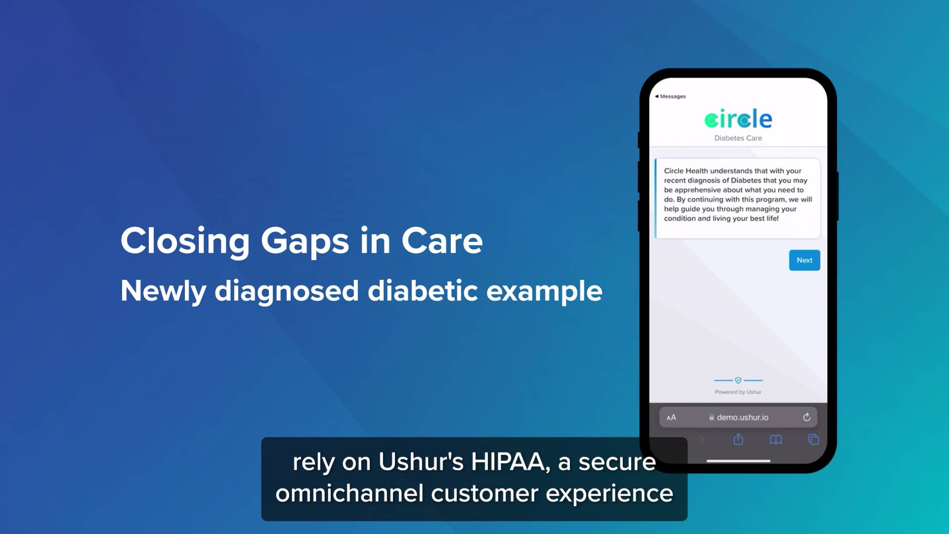Closing Gaps in Care, Diabetes Care Management | Ushur on Vimeo