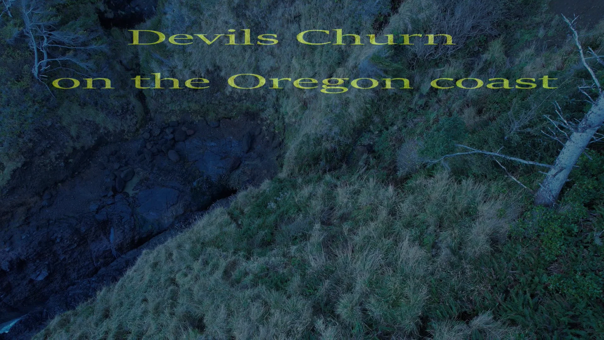 Devils Churn on the Oregon Coast
