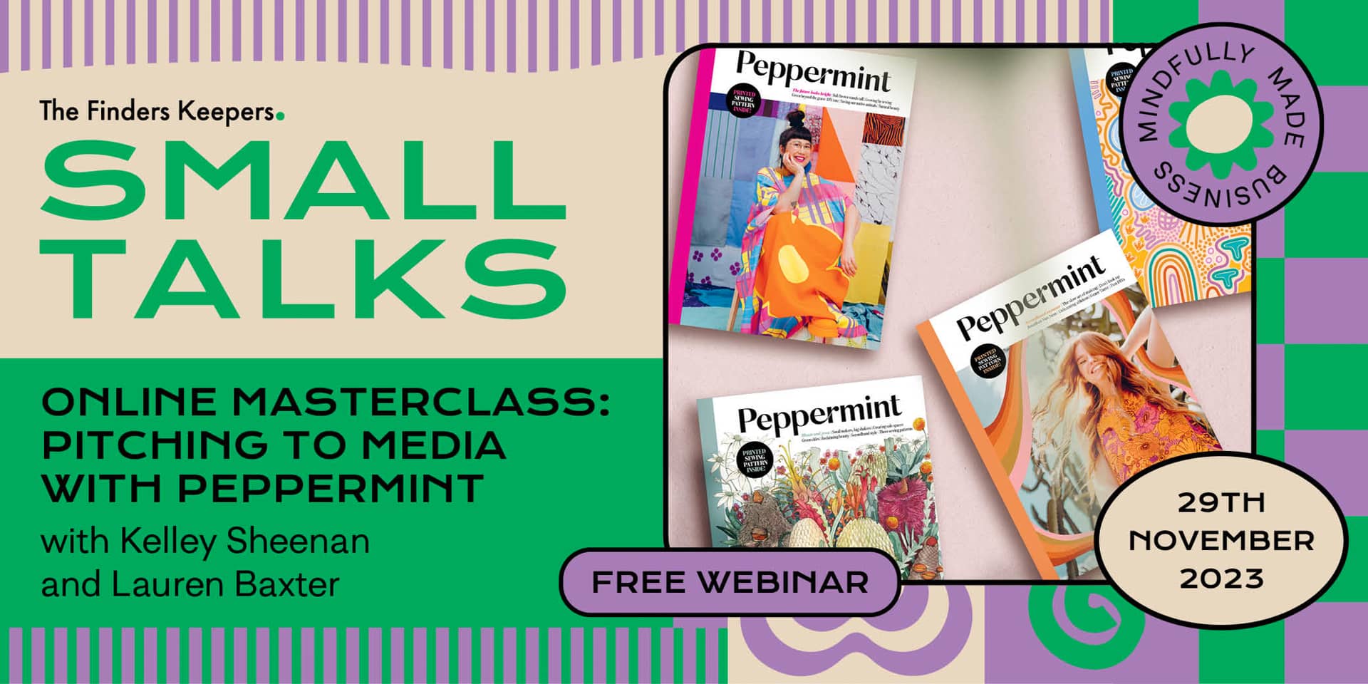 Small Talks: Pitching to Media with Peppermint Magazine Masterclass Recording on Vimeo