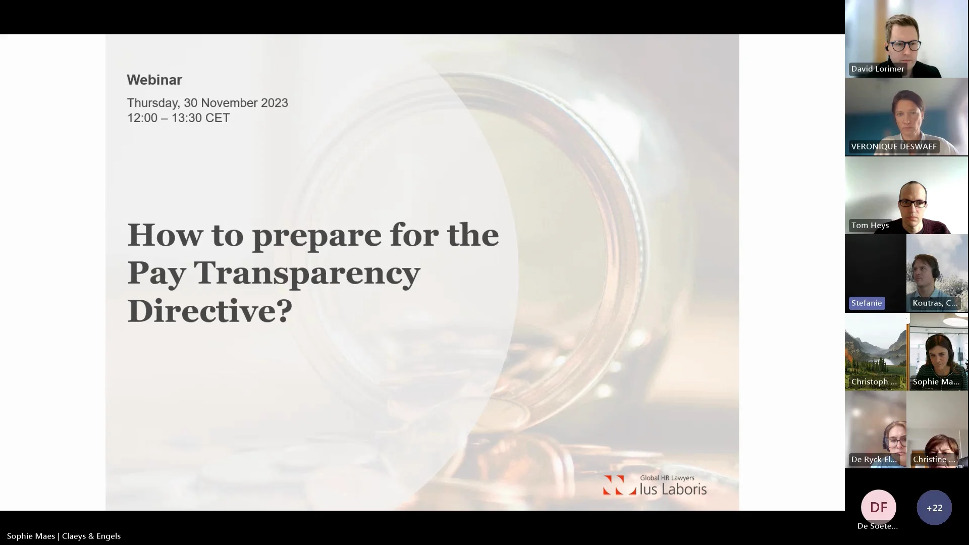 How to prepare for the Pay Transparency Directive? (Sophie Maes, Till ...