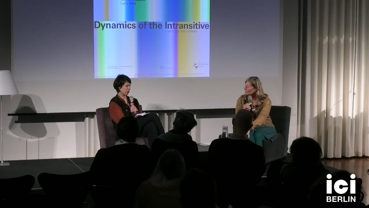 Dynamics of the Intransitive - ICI Berlin