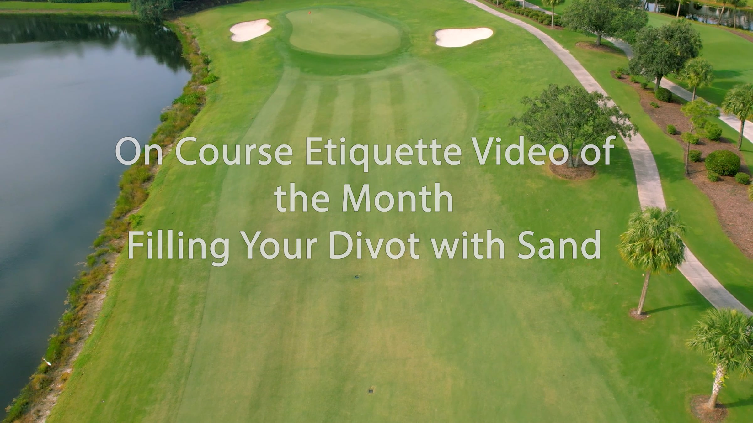 Course Etiquette - Filling in Divots with Sand | Videos & Movies on Vimeo