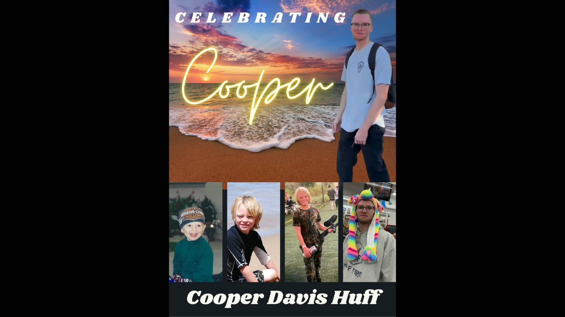 The Celebration of the Life of Cooper Davis Huff - November 30, 2023 on ...