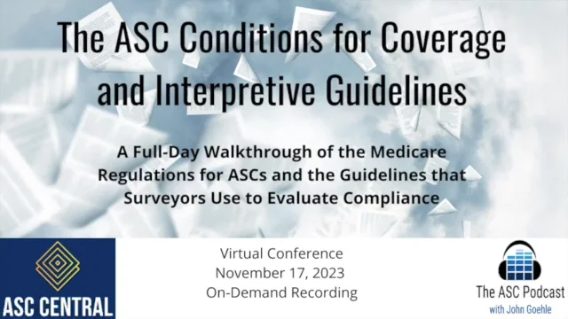 Watch ASC Conditions for Coverage and Interpretive Guidelines ...