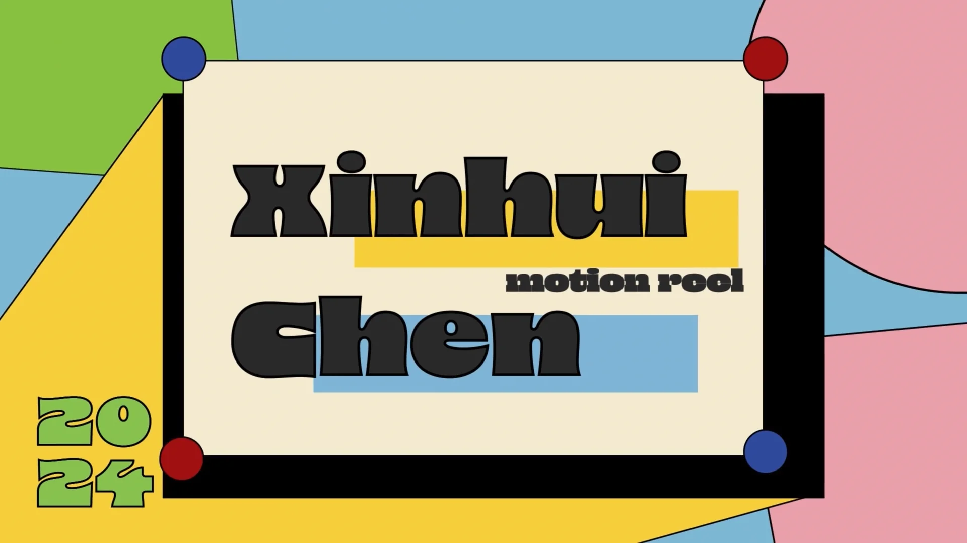 Xinhui Chen Demo Reel 2024, Hi~ on Vimeo