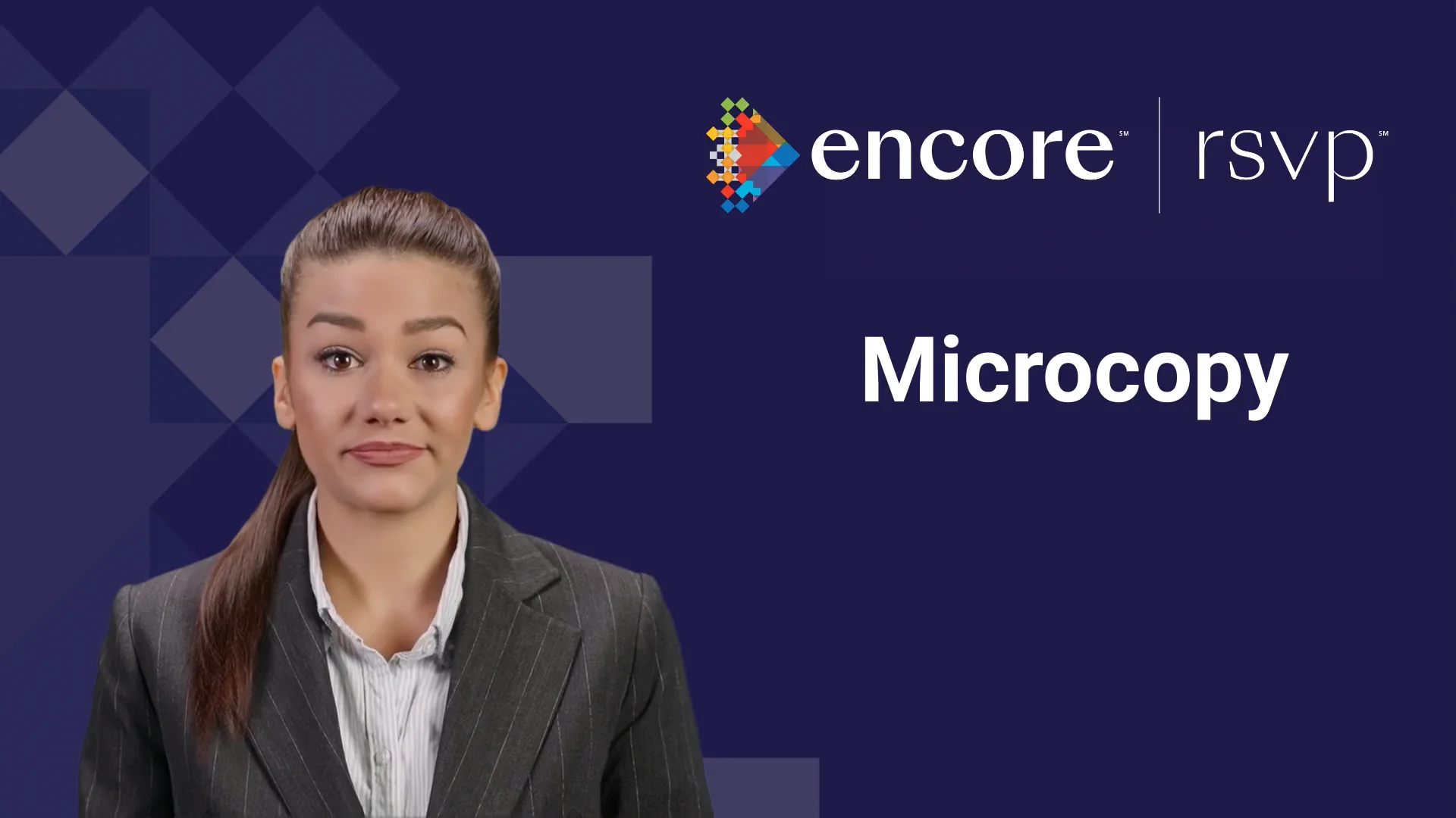 Encore RSVP: 8 Microcopy on Vimeo