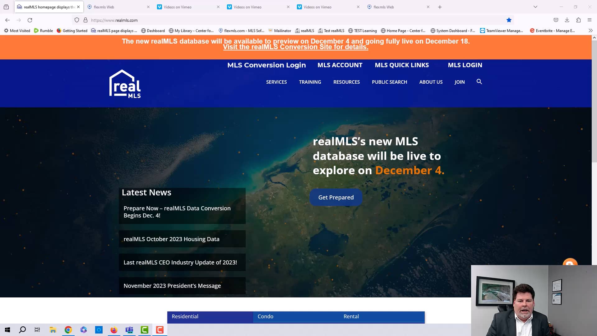 How to login to real.flexmls on Vimeo