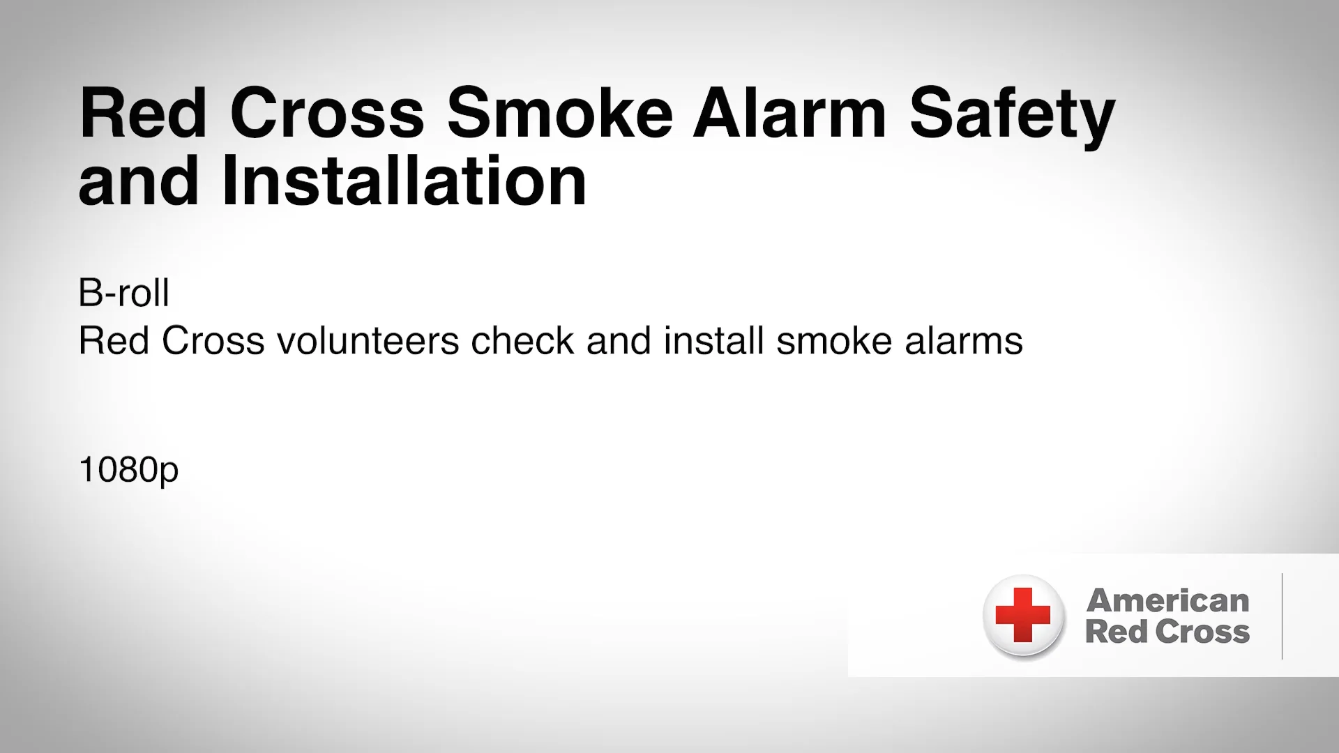 Red Cross Smoke Alarm Safety and Installation(B-Roll) on Vimeo