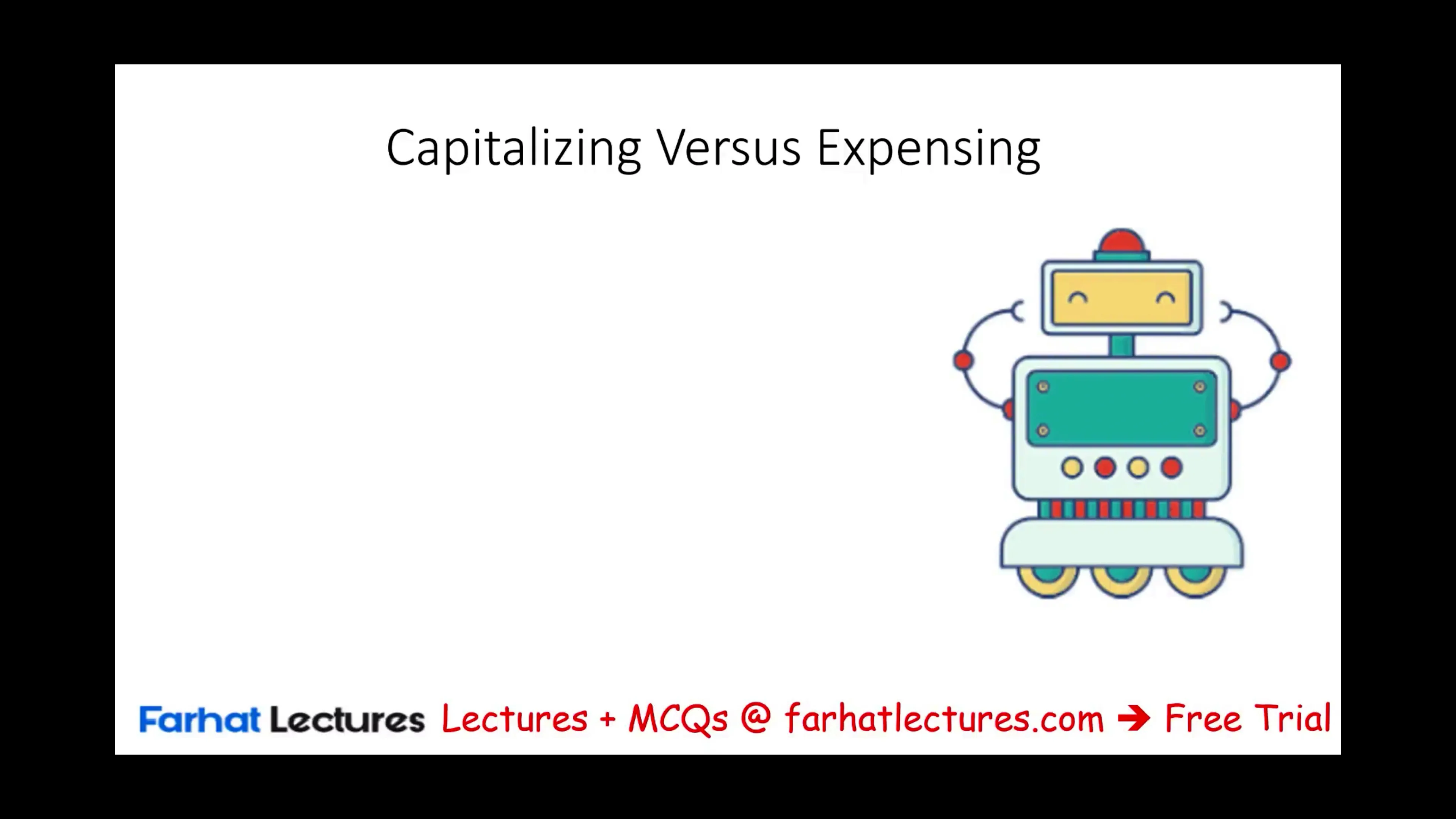 Capitalizing versus Expensing on Vimeo