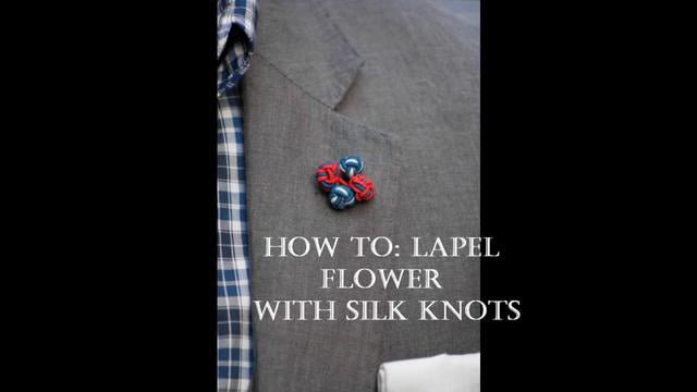 How To: Silk Knot Lapel Flower on Vimeo