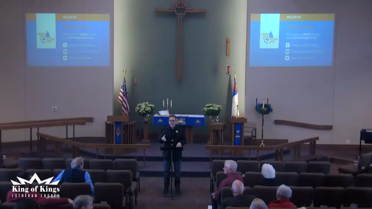 Bible Study Rev. Dr. Gregory Seitz - December 3, 2023 - 8:00 am on Vimeo