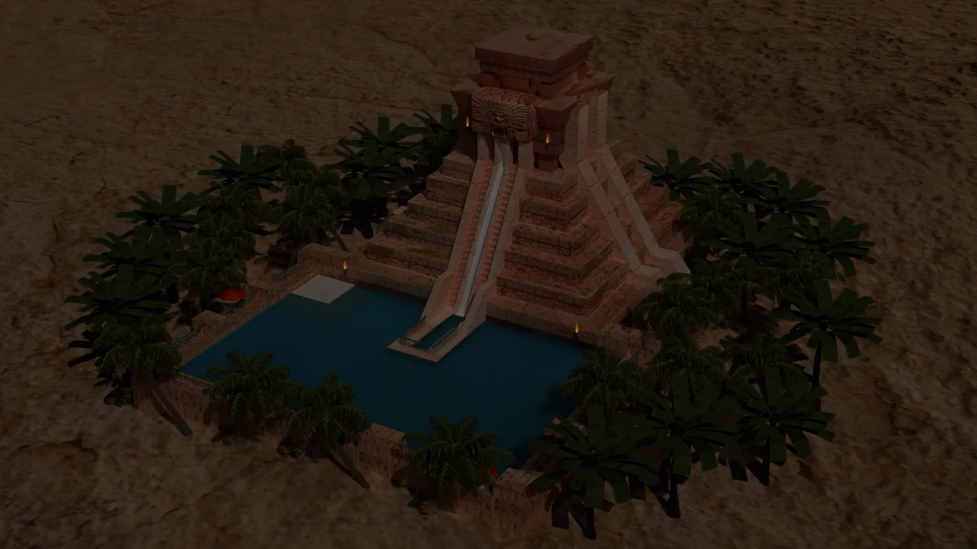 3D Pyramid Theme Bahamas Resort on Vimeo