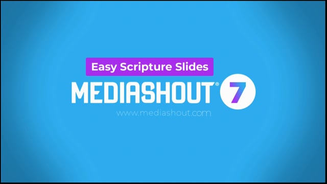 Mediashout: The Basics for Church - Church Visuals