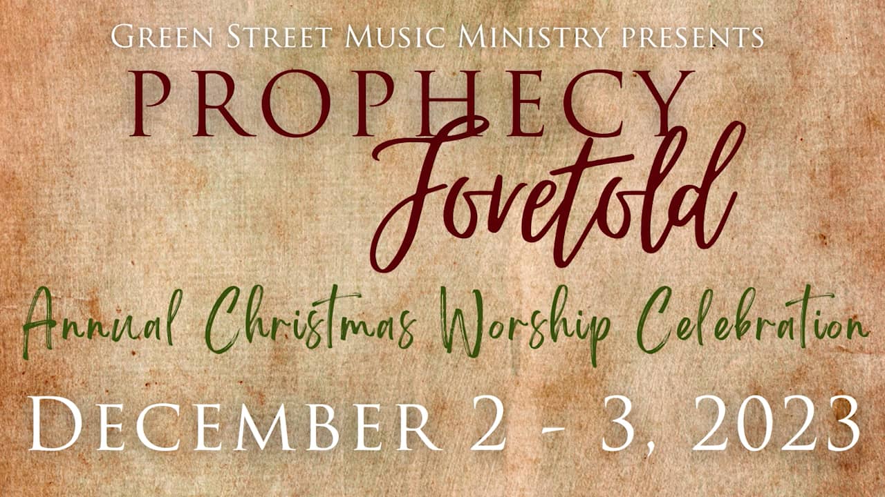 Prophecy Foretold - Sunday Dec 3 2023 on Vimeo