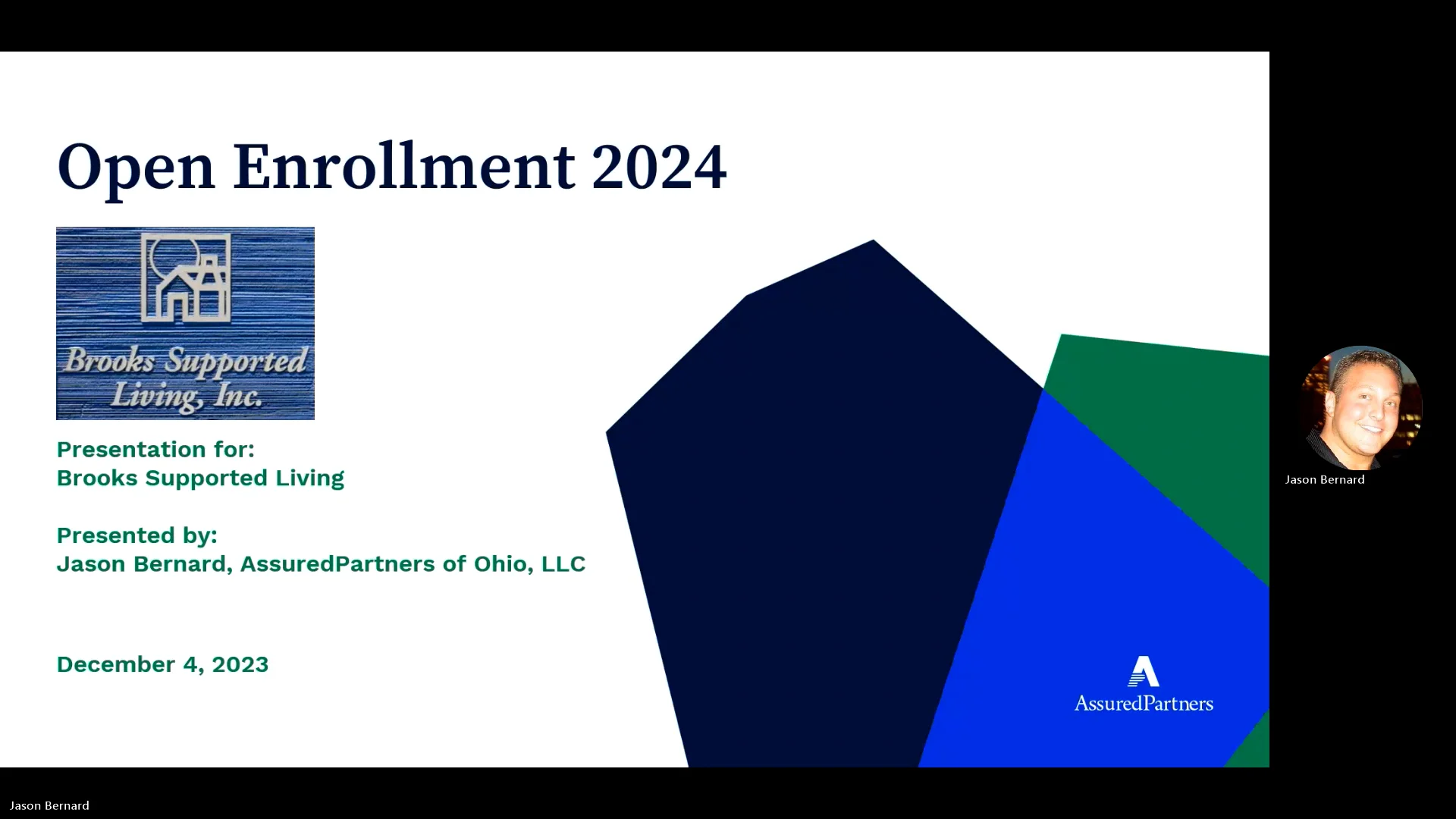 2024 Open Enrollment Presentation - Brooks Supported Living on Vimeo