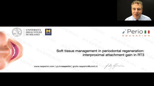 Soft tissue management in periodontal regeneration: interproximal ...