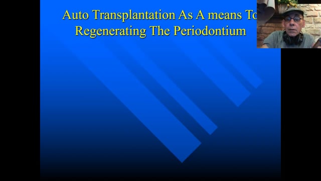 Online lesson on autotransplantation of the third molars