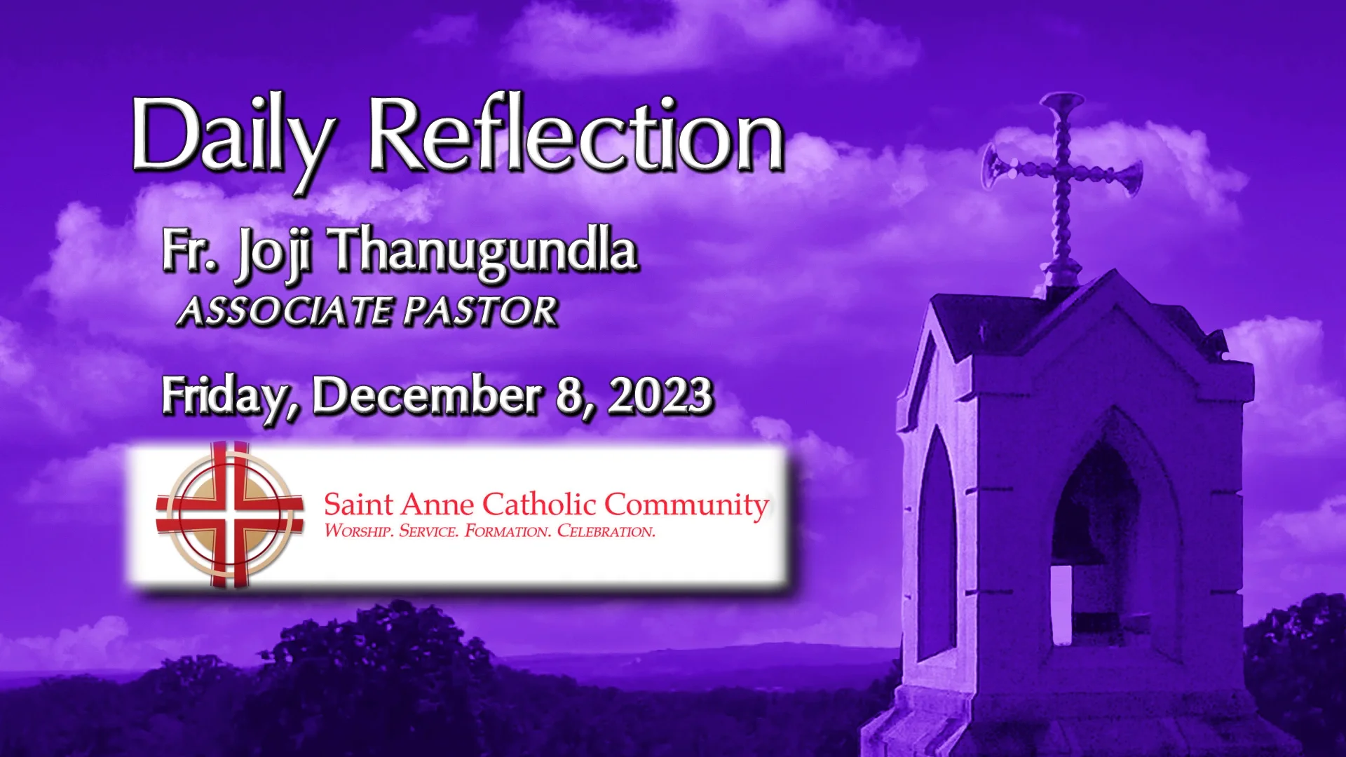 Daily Reflection for Friday, December 8, 2023 on Vimeo