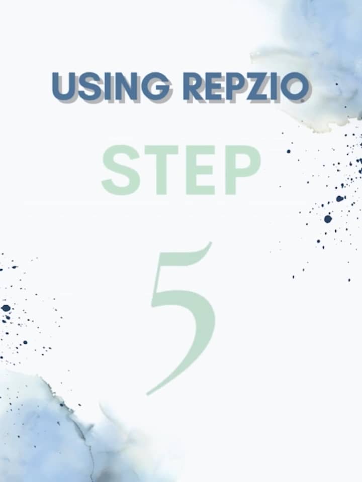 Using RepZio Step 5: Multiple Orders on Vimeo