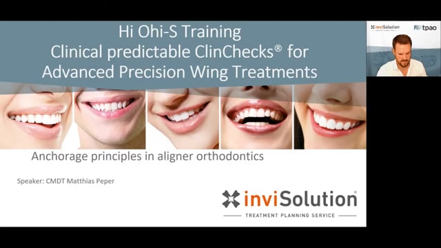 Webinar on clinically ClinChecks®, Precision Wing treatments