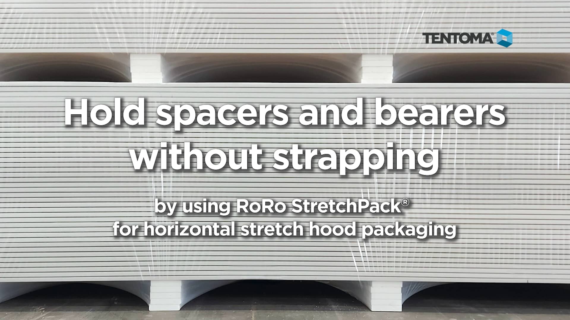 Packaging machine to hold spacers and bearers without strapping on Vimeo