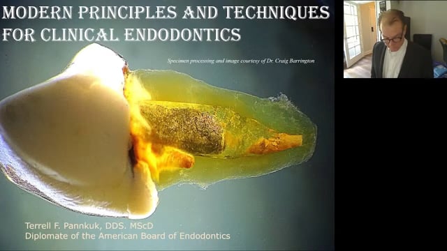 Online lesson on Schilder technique, root canal treatment