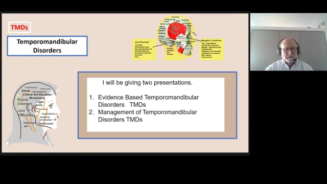 TMJ disorders, disc displacement with reduction, webinar