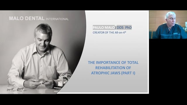 Paulo Malo online course on zygomatic implants, All-on-4®