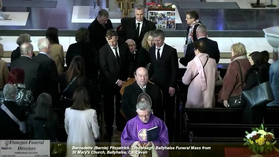 Bernadette (Bernie) Fitzpatrick, Crossreagh, Ballyhaise Funeral Mass ...