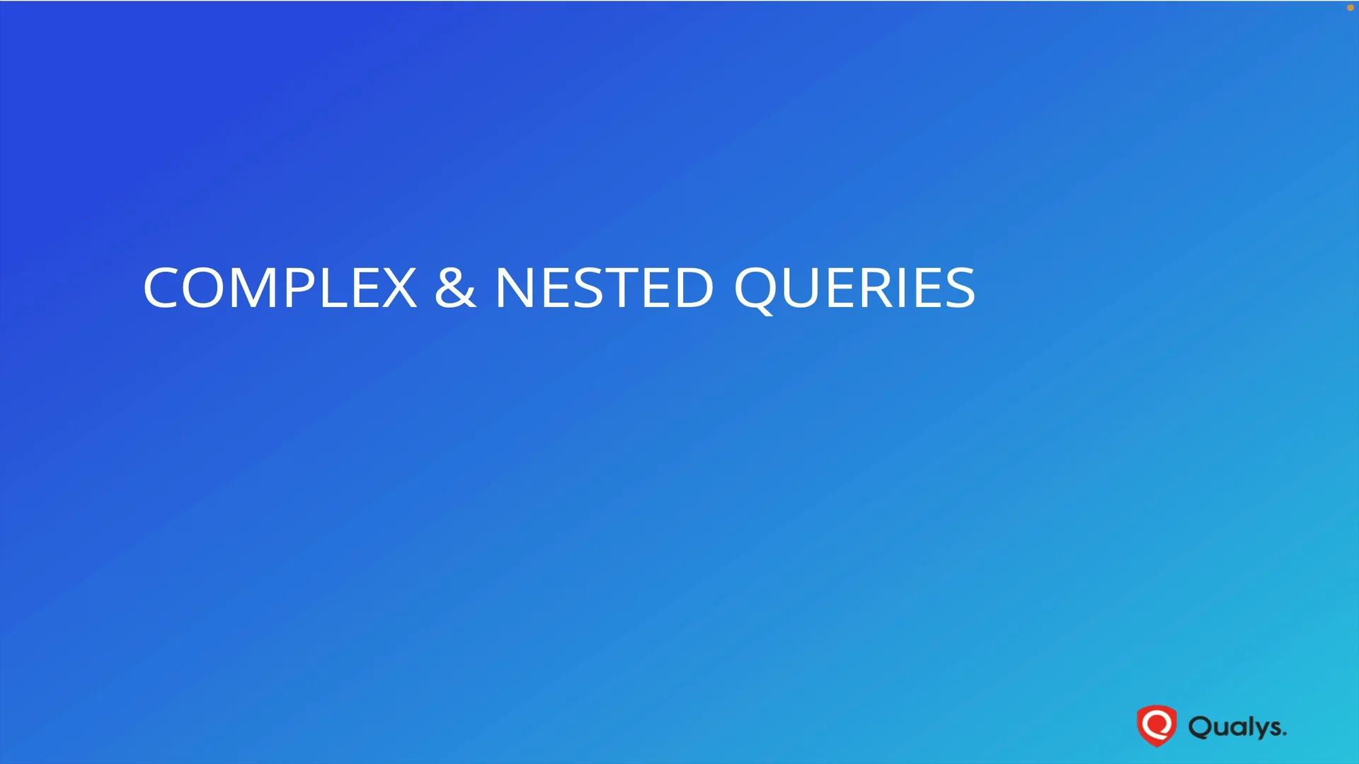 Complex Queries on Vimeo