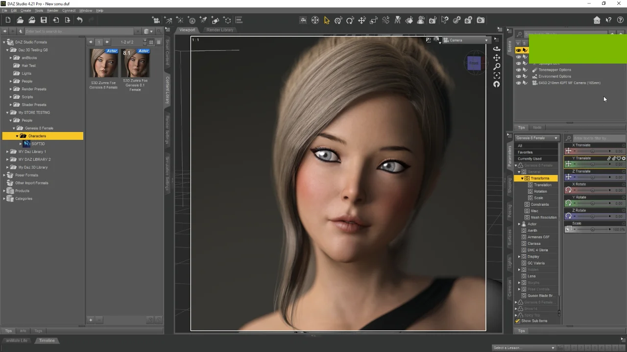 S3D Zumra for Genesis 8 and 8.1 Female Daz Content on Vimeo