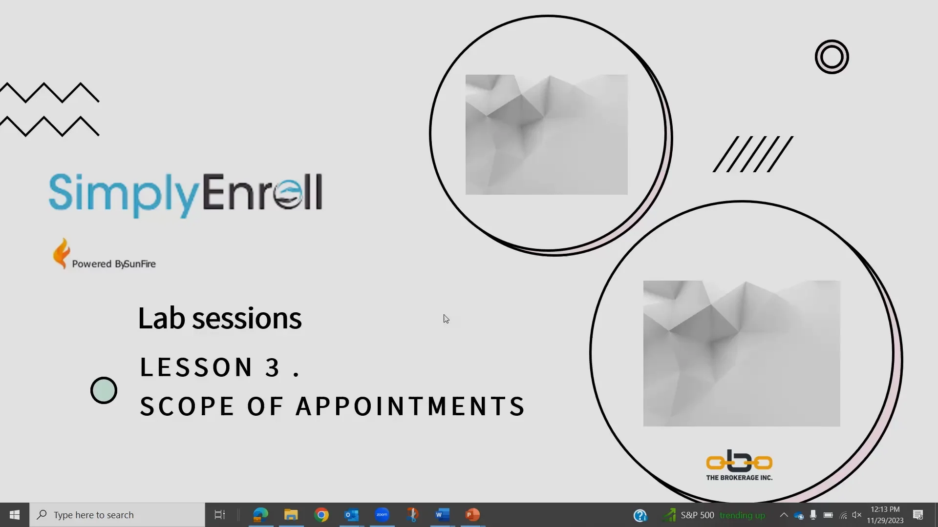 Simply Enroll Lab Sessions #3 (English) Scope of Appointments