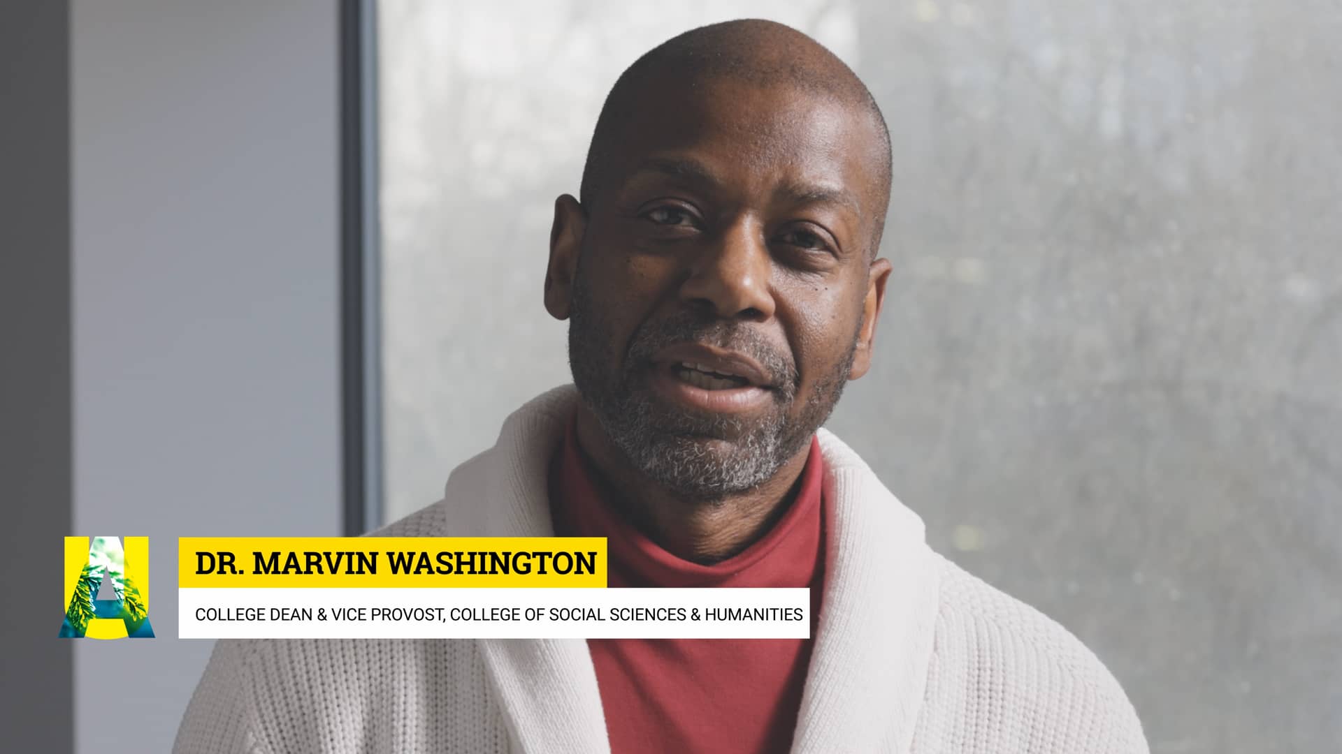 Dean Marvin Washington: 2023 Holiday Message on Vimeo