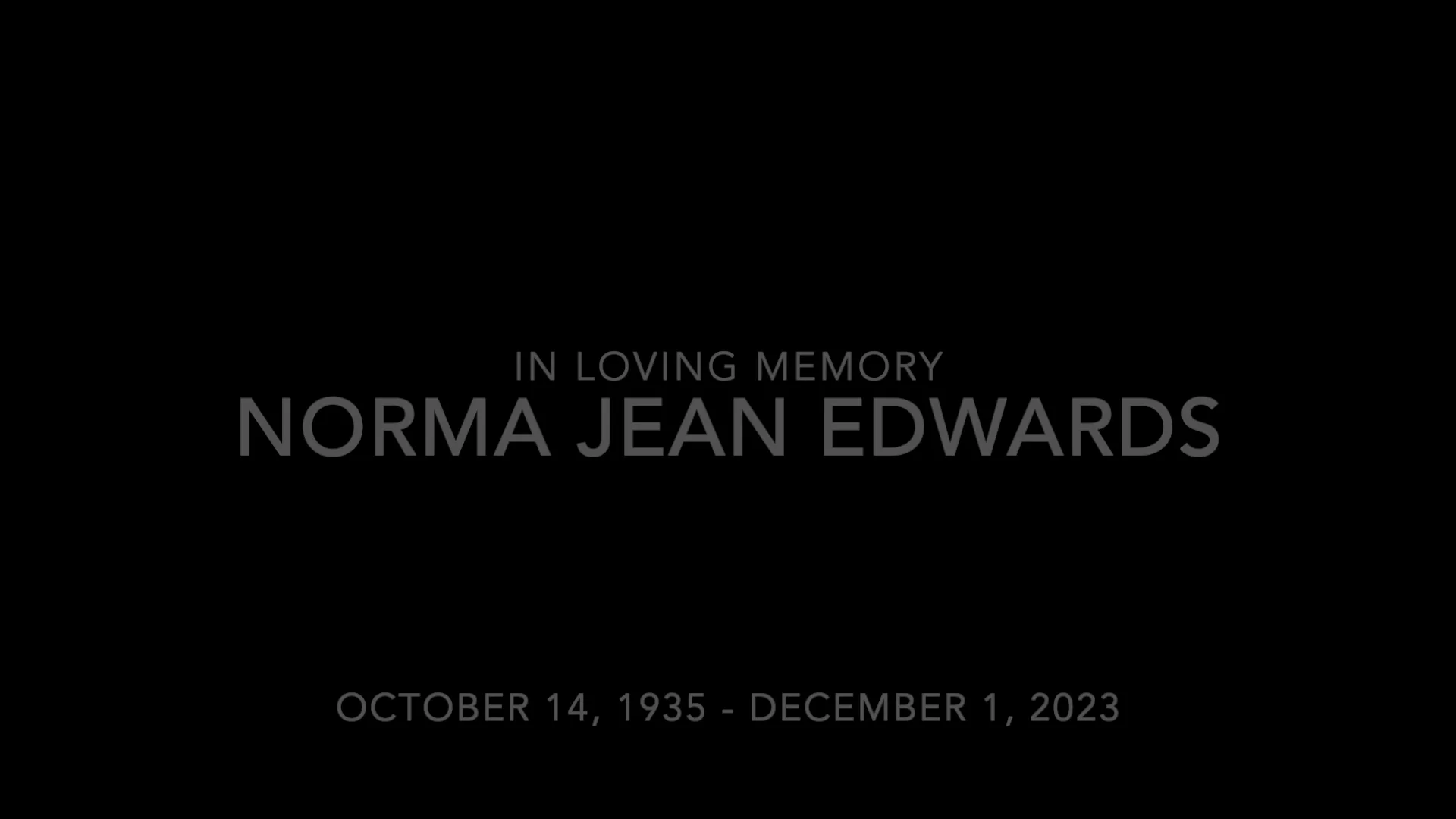Norma Edwards Video Tribute on Vimeo