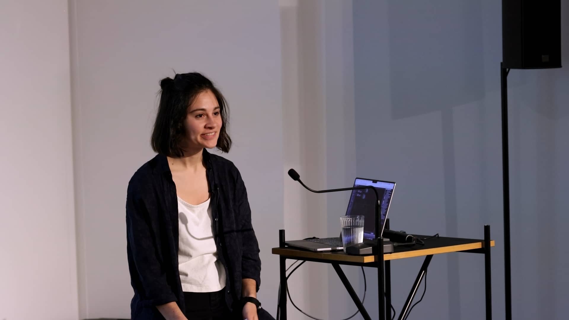 SPACE AND TIME - Lecture Performance by Lily Scherlis, 02.11.2023 at daadgalerie on Vimeo