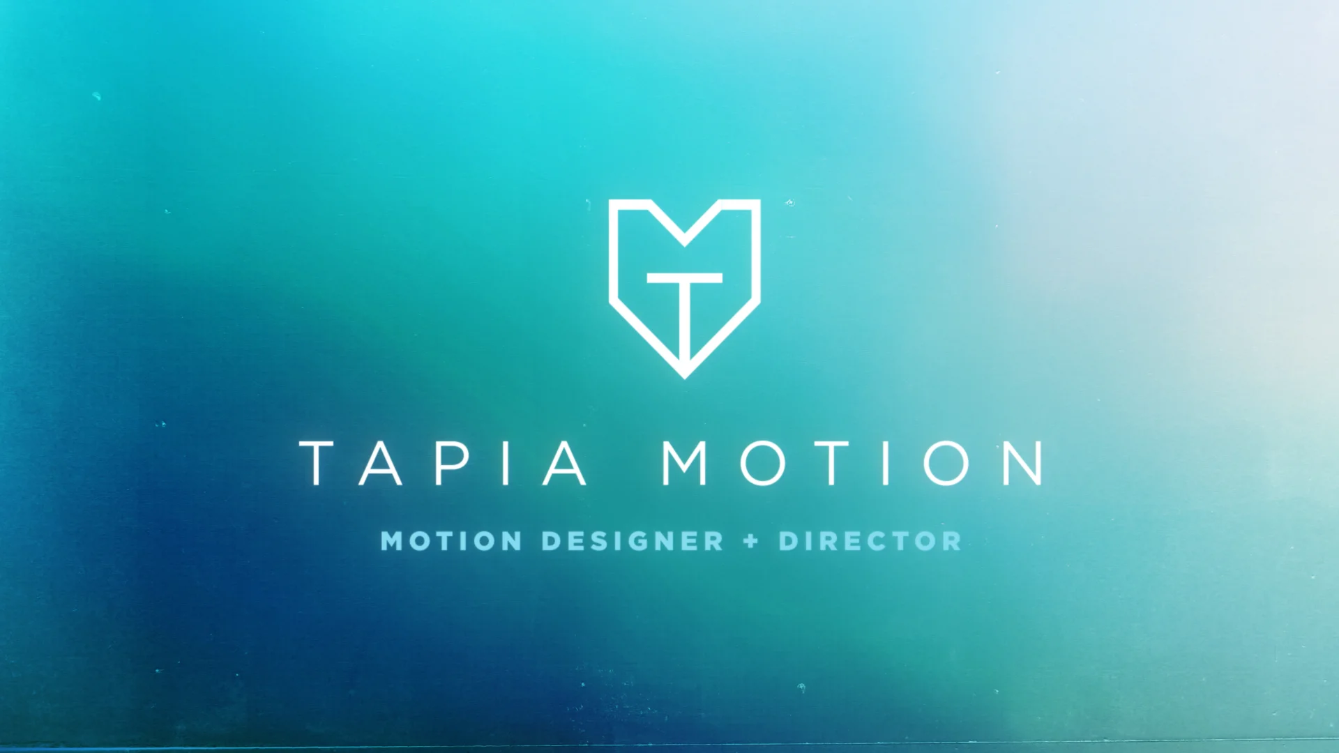 Steven Tapia - Tapia Motion Reel