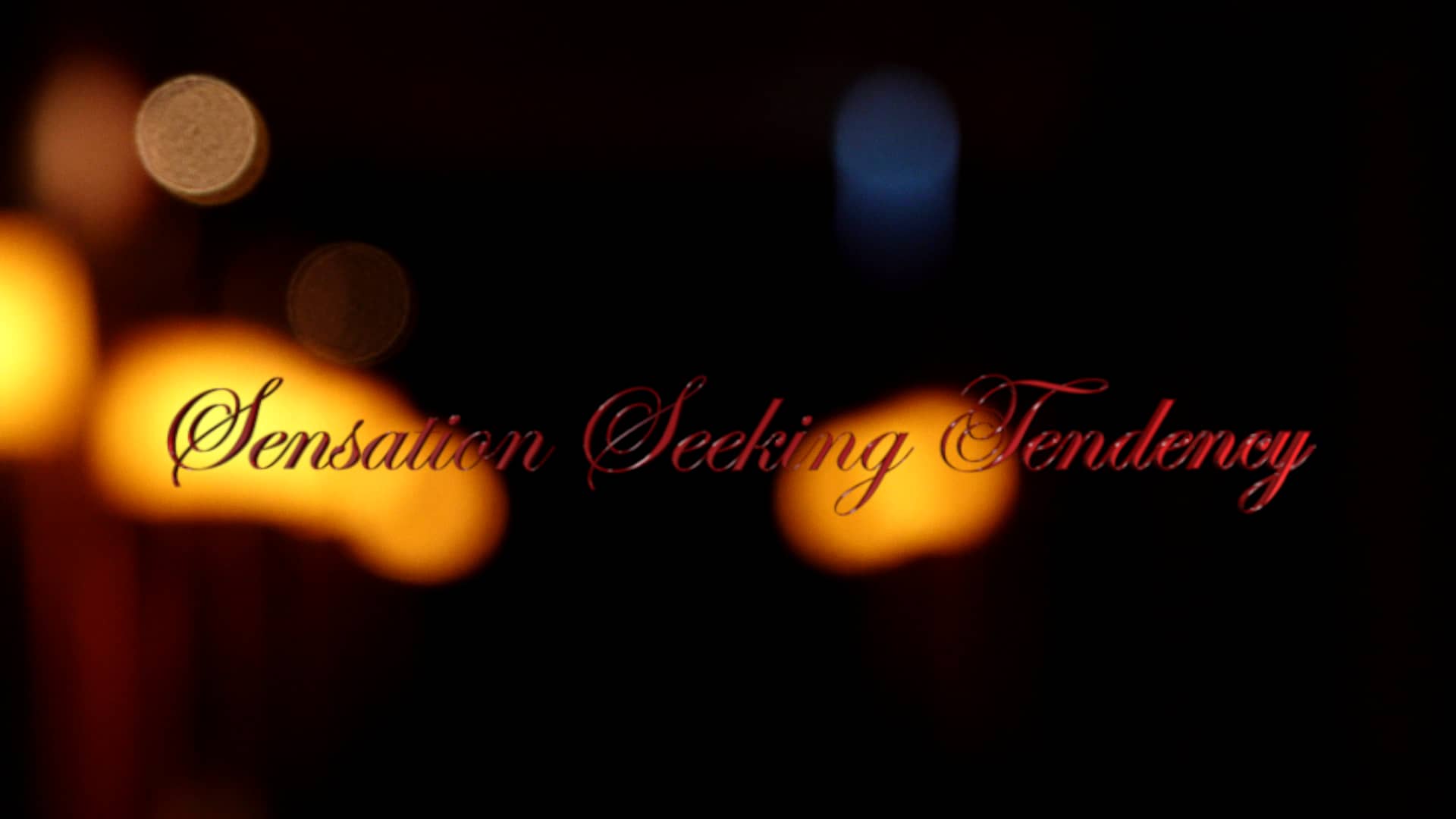 Sensation Seeking Tendency on Vimeo