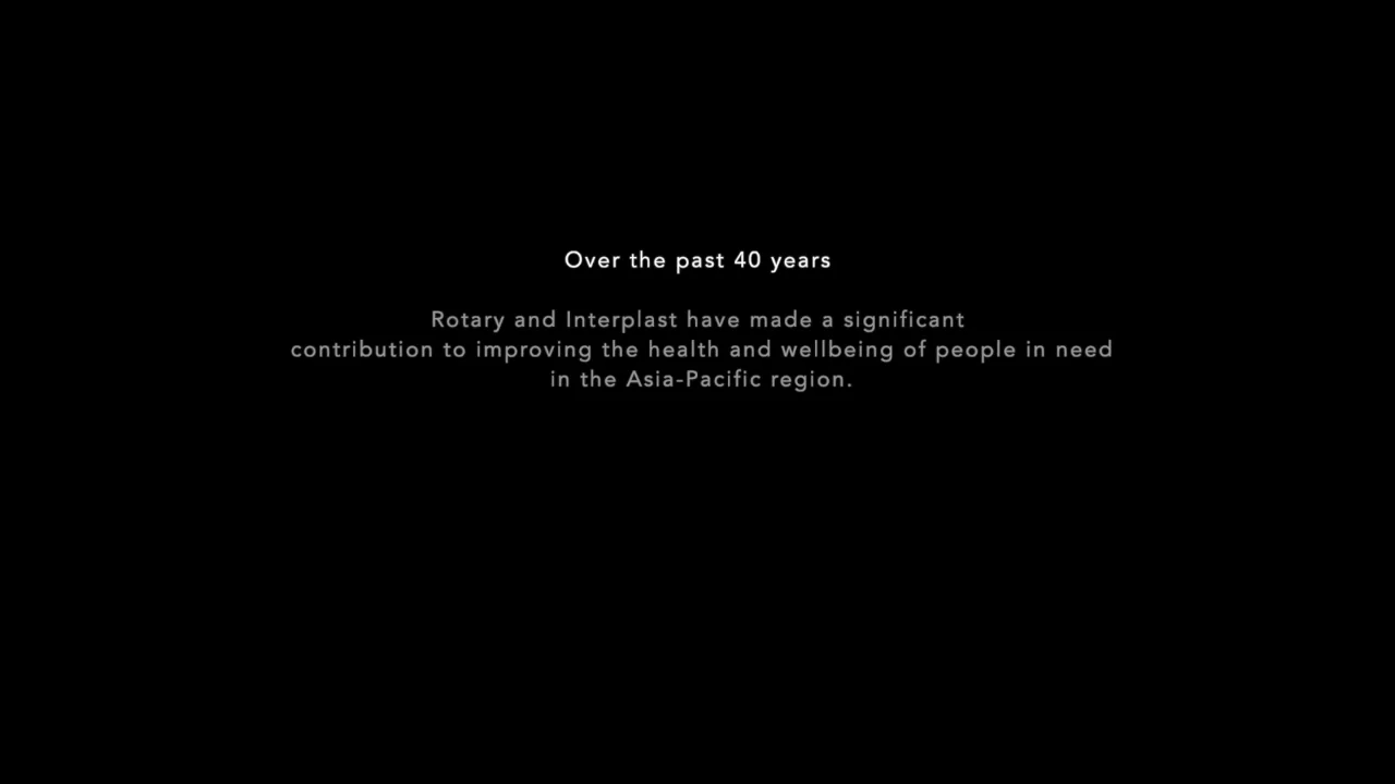 Interplast and Rotary: Changing lives together for 40 years