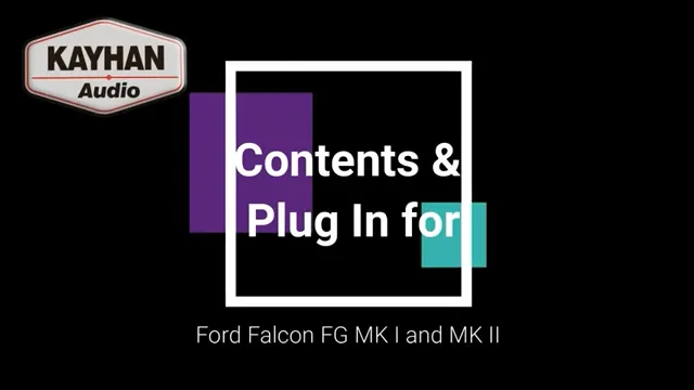 Ford FG Android ICC MK1 MK2 Upgrade with Touchscreen Navigation ...