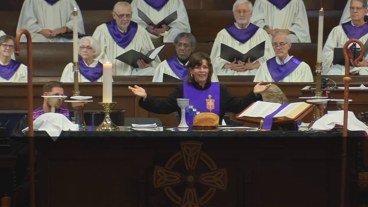 Bishop Laura Merrill at Dec. 2 Special Called Session on Vimeo