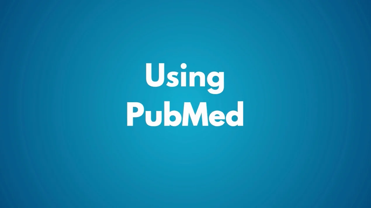 Using PubMed
