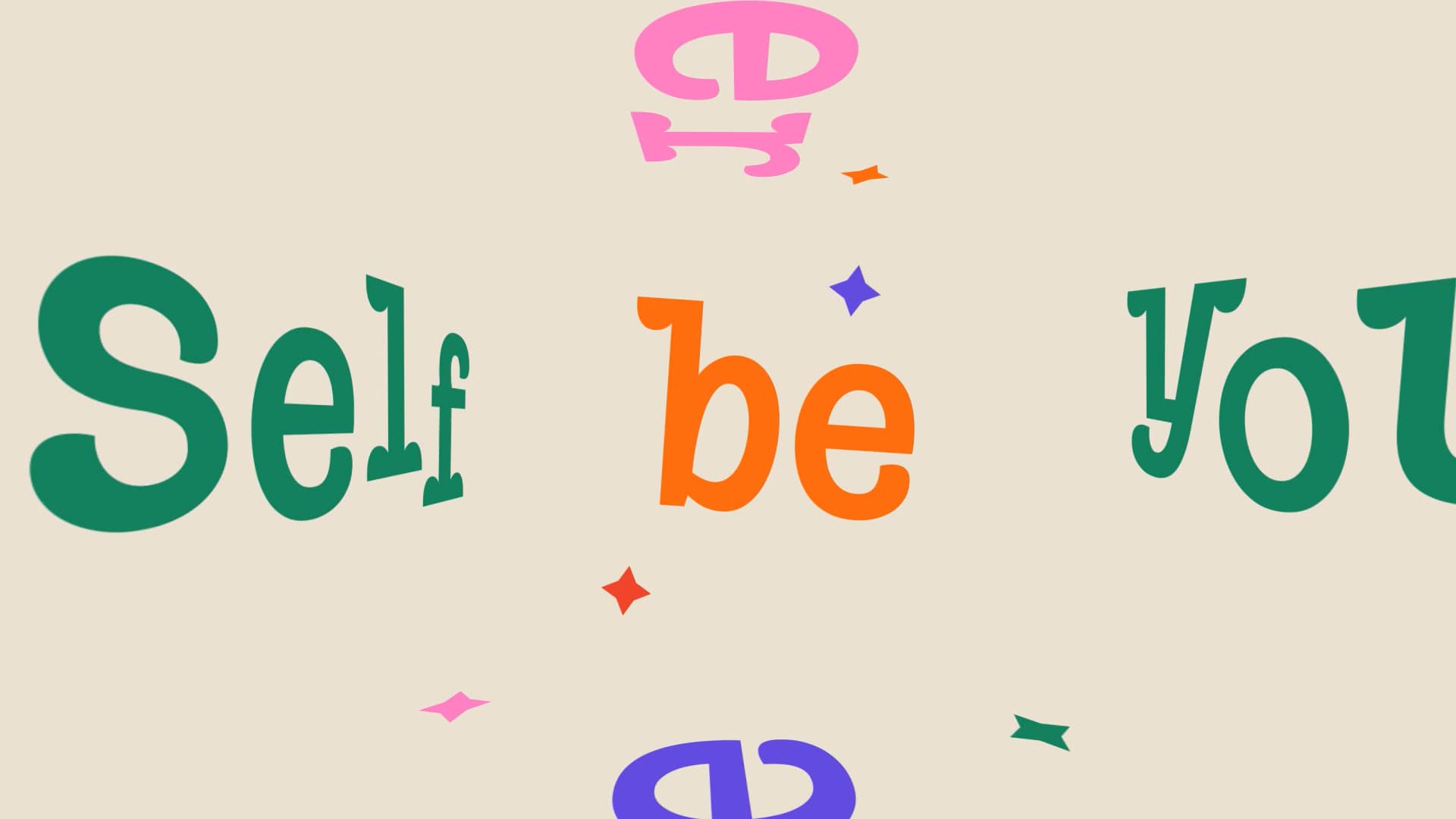 Be yourself animation on Vimeo