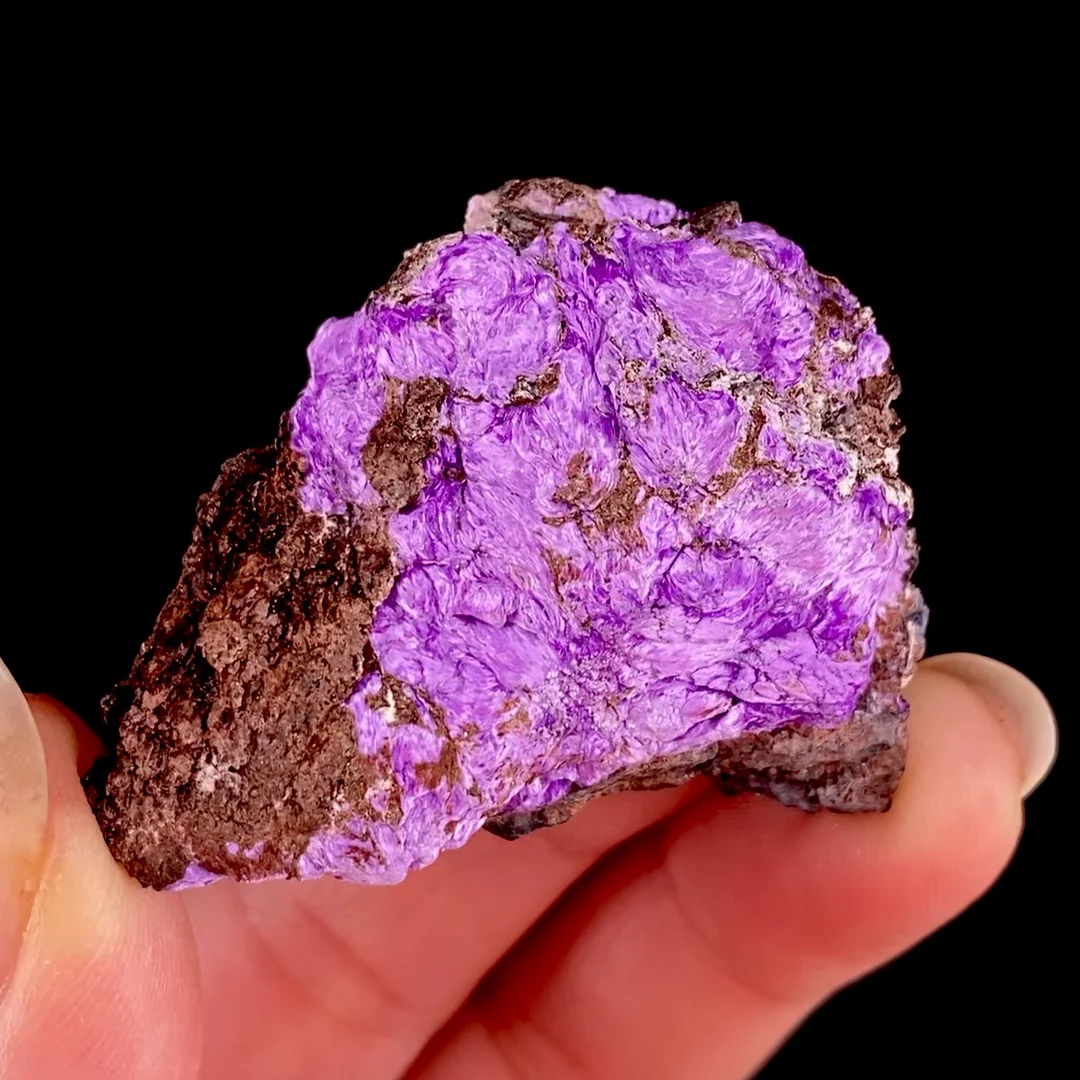 Sugilite (rare) (fine color) on Vimeo