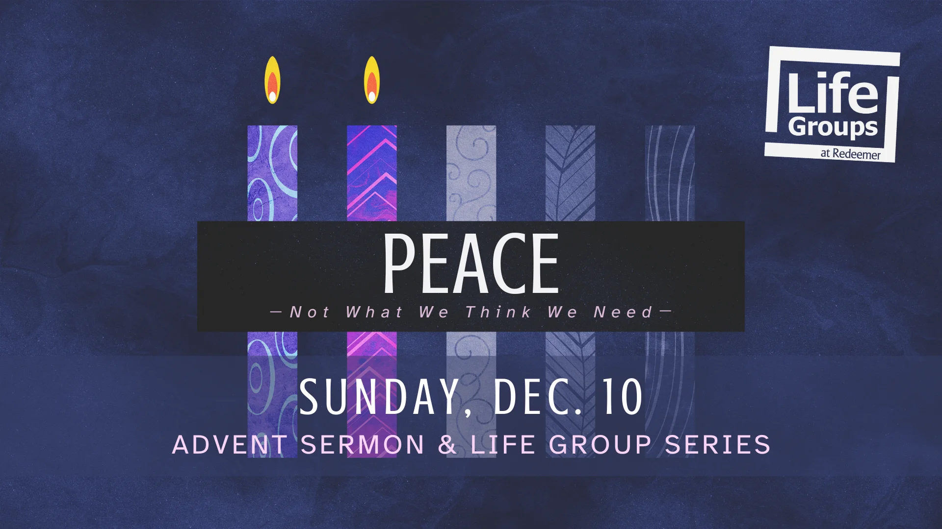 Advent Life Group Series session 2 on Vimeo
