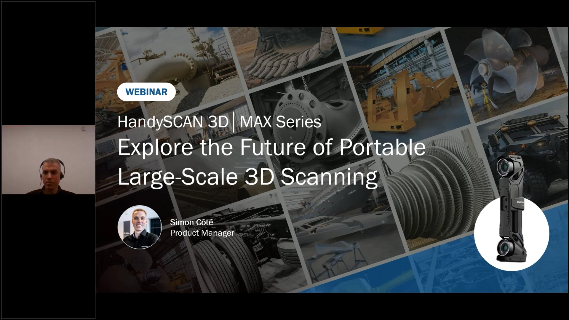 HandySCAN 3D MAX - Explore the future of portable large-scale 3D scanning on Vimeo