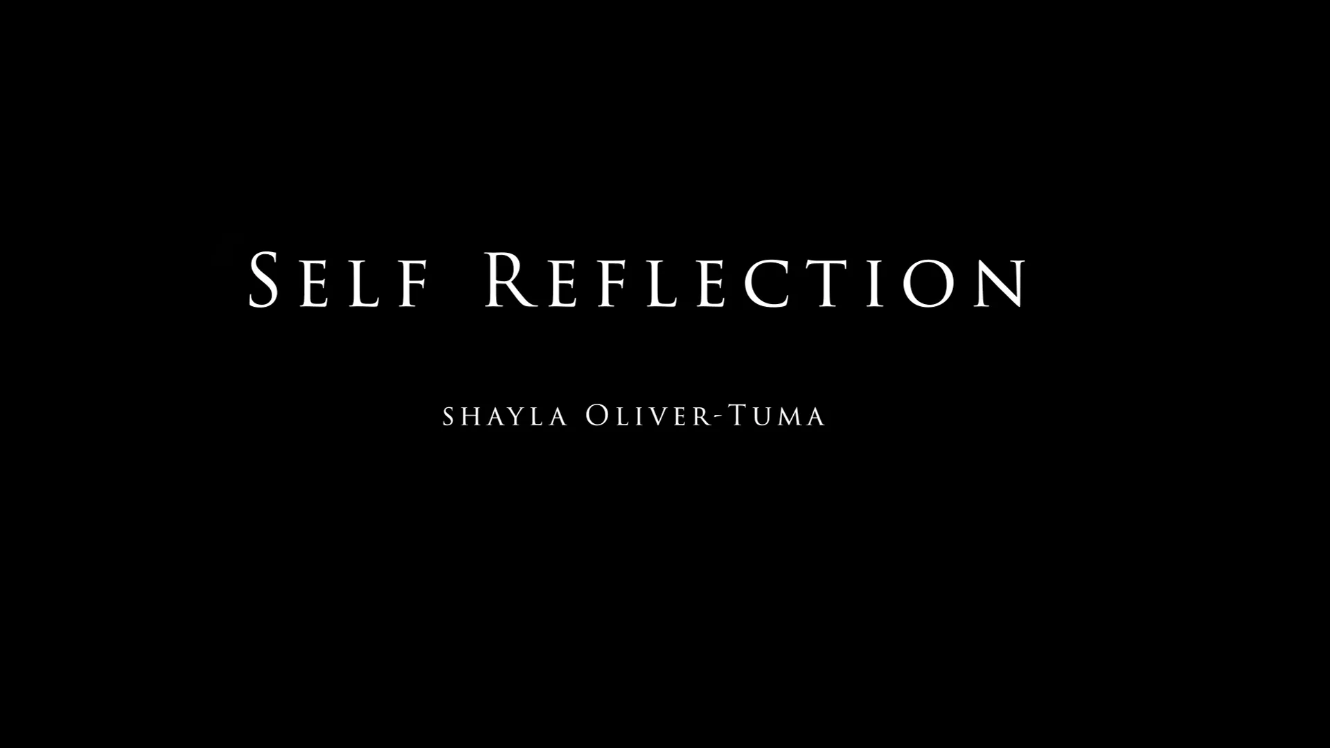 Self Reflection on Vimeo