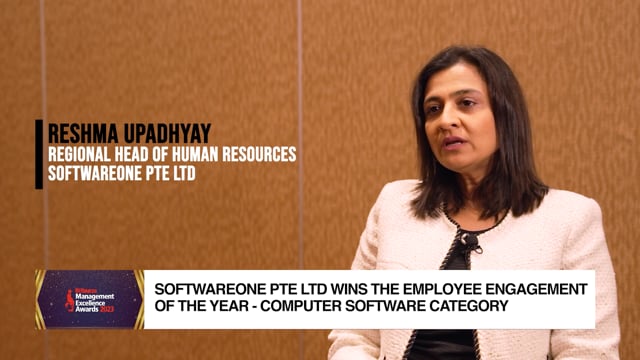 SBR Management Excellence Awards 2023 Winner: SoftwareOne Pte Ltd