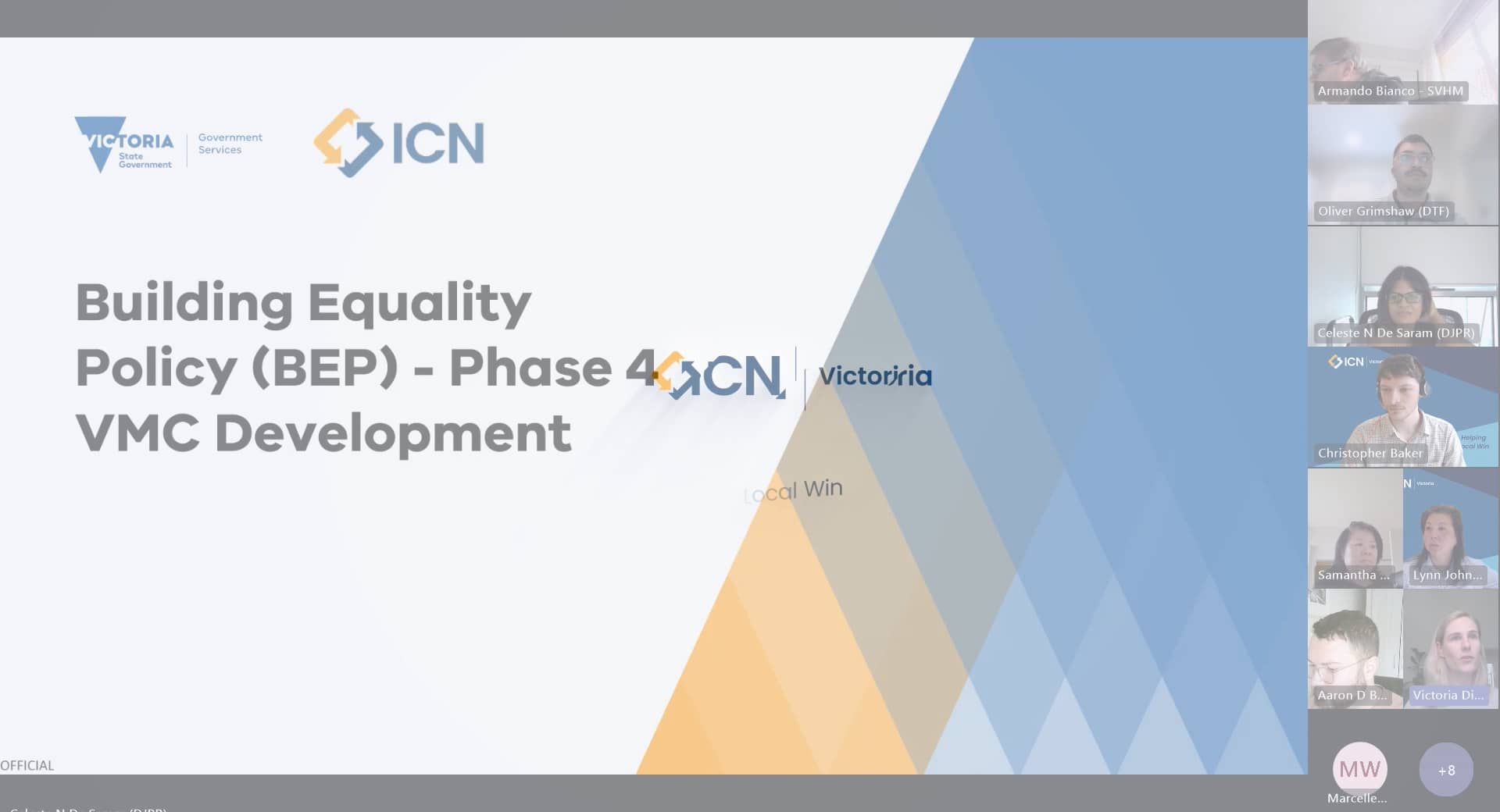 Building Equality Policy (BEP) - Phase 4 VMC Development on Vimeo