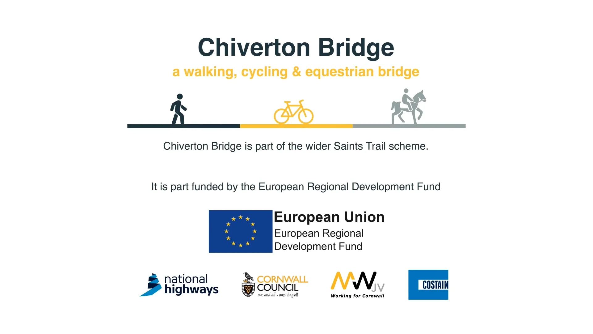 Chiverton Bridge is lifted into place on Vimeo